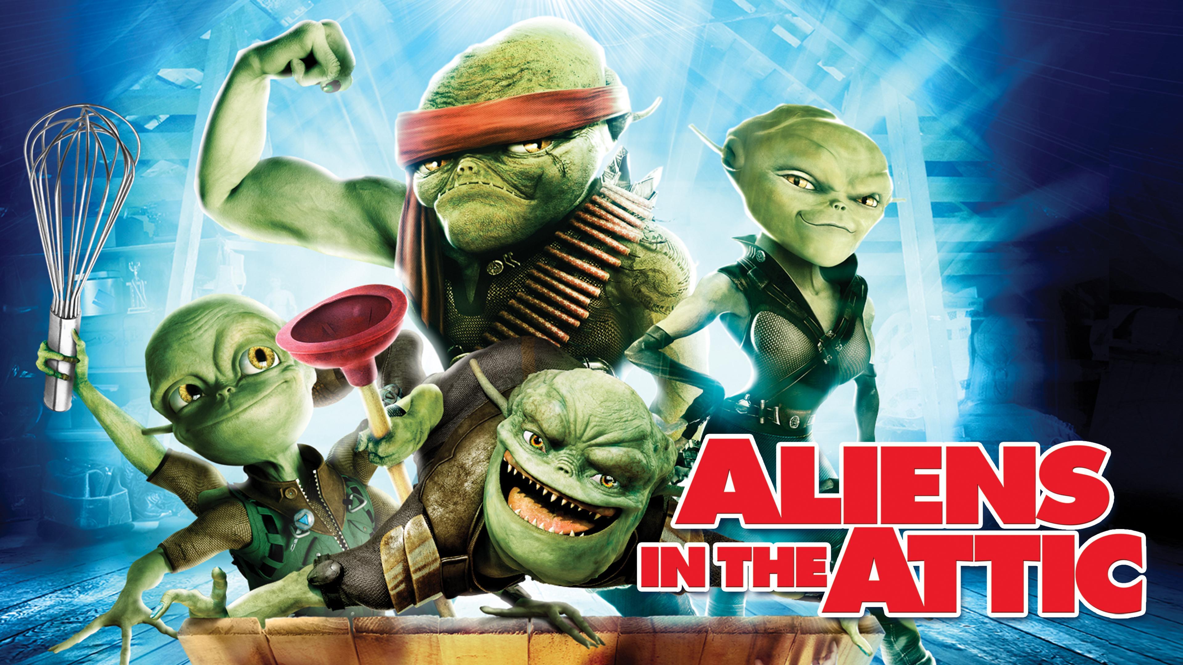 Aliens In The Attic Poster